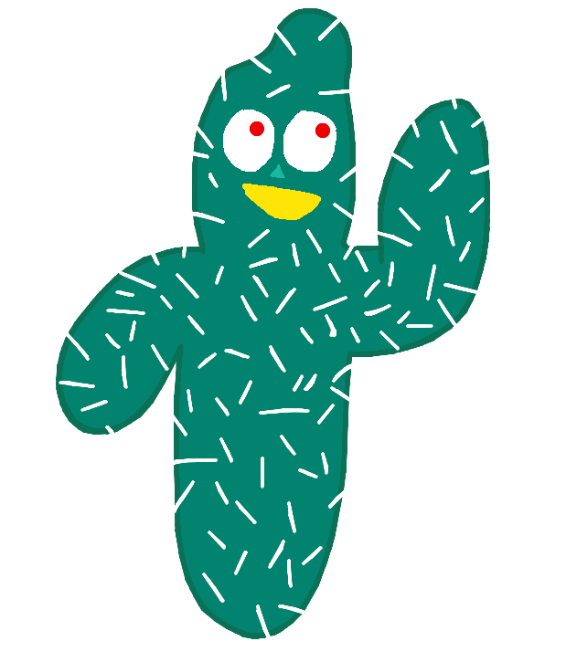 Gumby cactus by AdamFrankenstein on DeviantArt