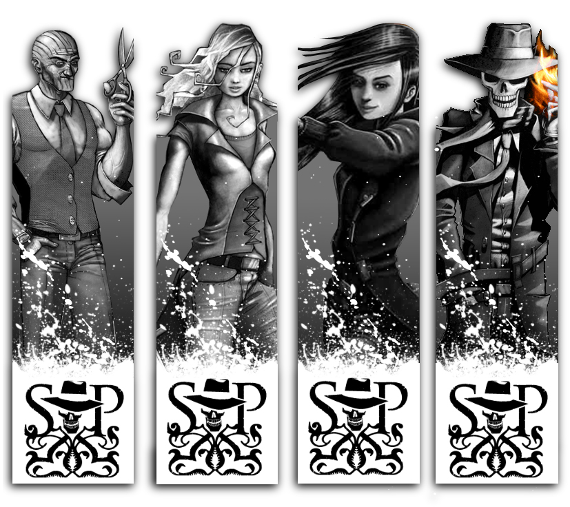 Skulduggery Pleasant Bookmarks by Rip-Stick-Racer on DeviantArt