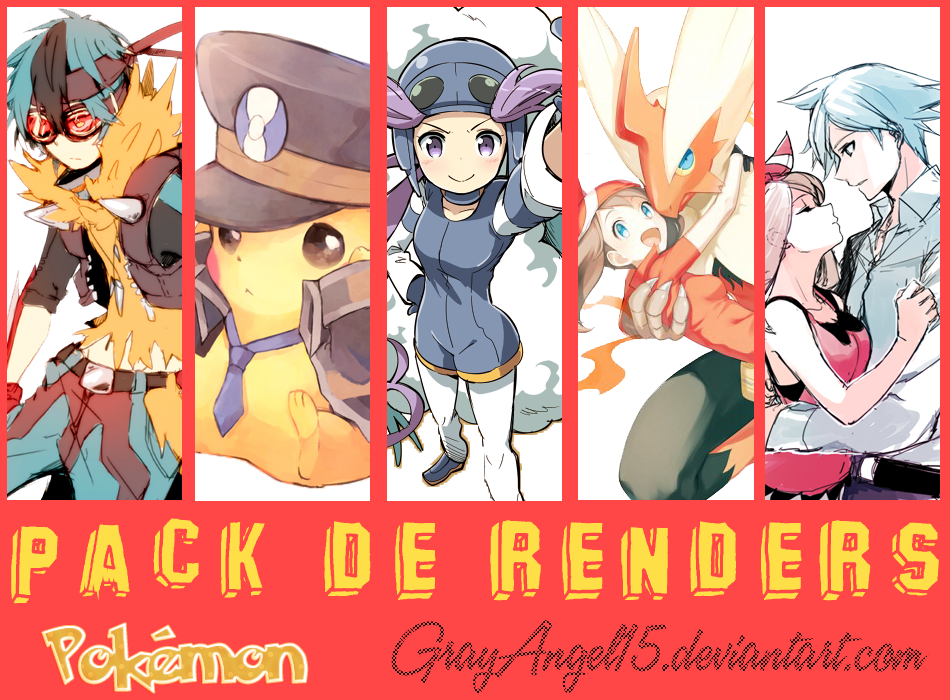 Pack de Renders - Pokemon by GrayAngel15 on DeviantArt
