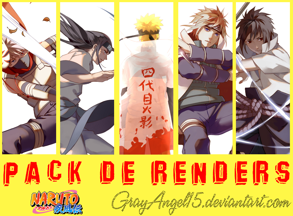 Pack de Renders - Naruto by GrayAngel15 on DeviantArt