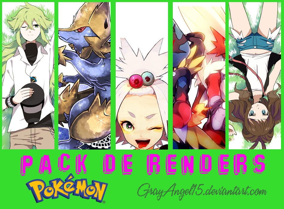 Pack de Renders - Pokemon #2 by GrayAngel15 on DeviantArt
