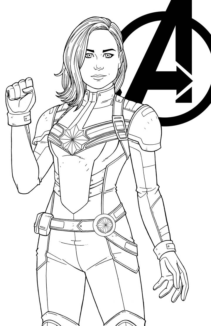 Captain Marvel - Brie Larson by JamieFayX on DeviantArt
