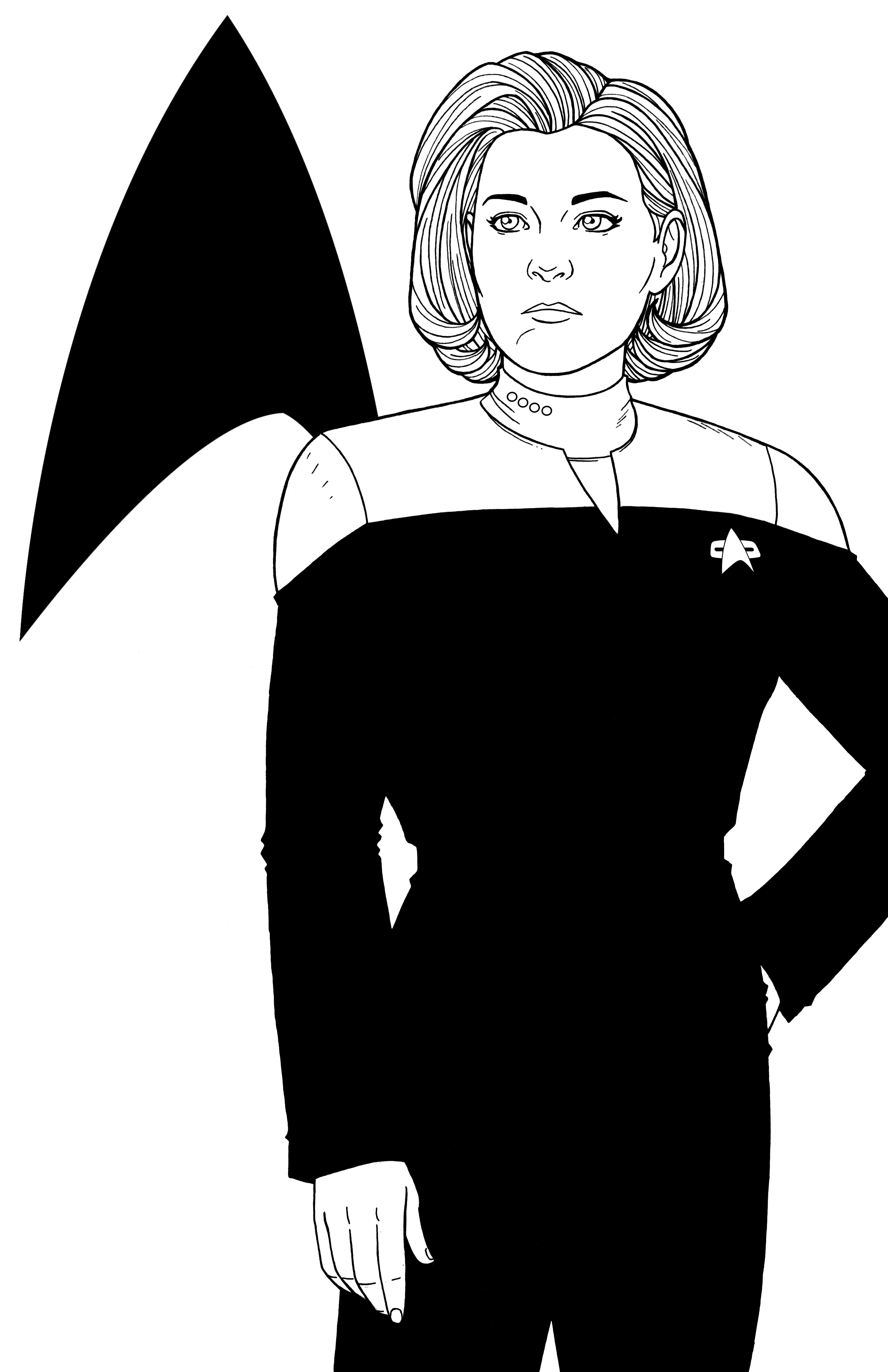Captain Kathryn Janeway - Kate Mulgrew by JamieFayX on DeviantArt