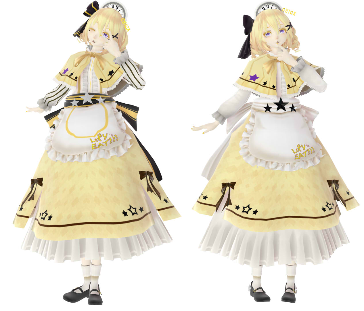 // FNAF MMD // Chica - Model DL by XxXMilanyXxX on DeviantArt