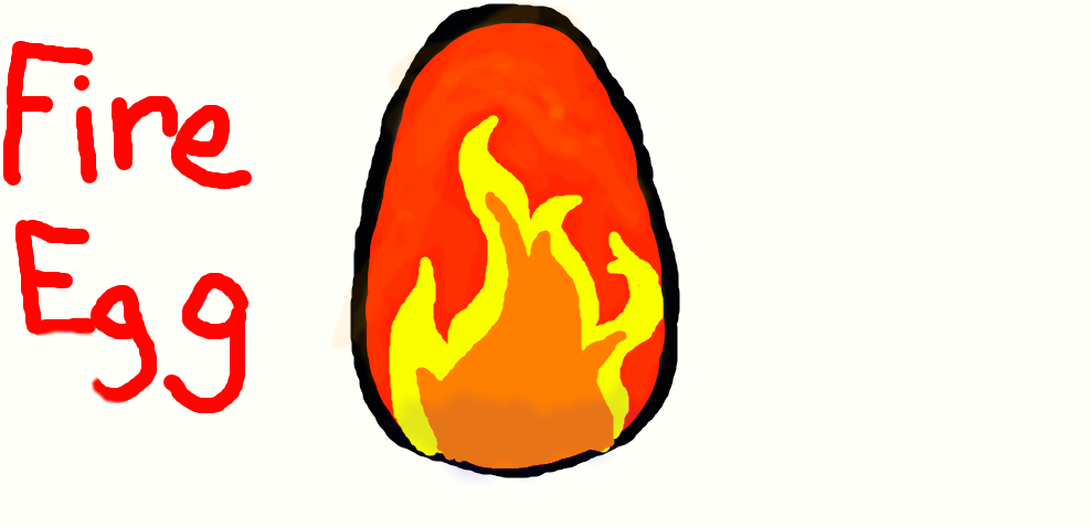 Fire Egg by DrawlessArtist on DeviantArt
