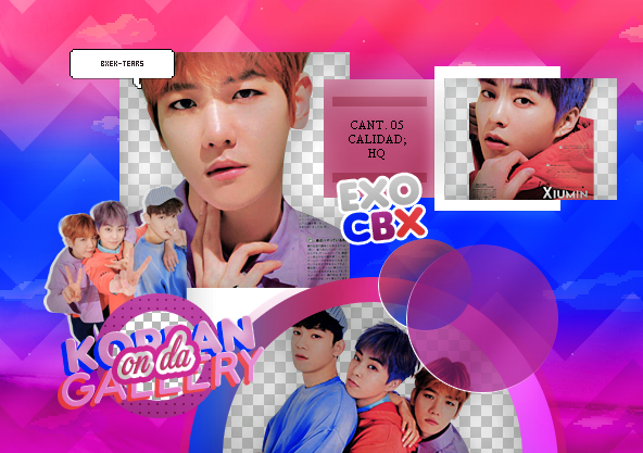 EXO-CBX | PACK PNG by koreangallery on DeviantArt
