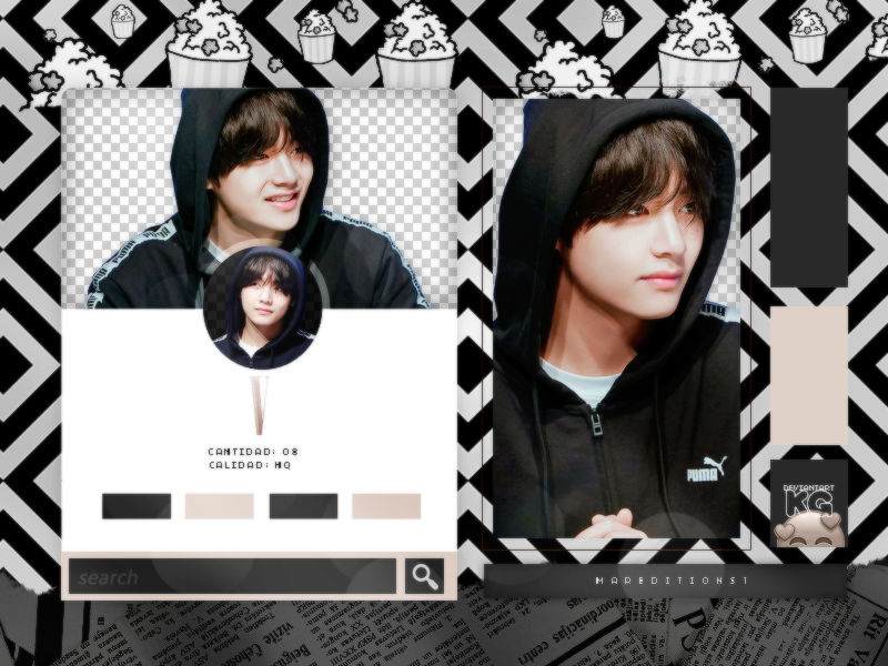 V | BTS | PACK PNG by koreangallery on DeviantArt