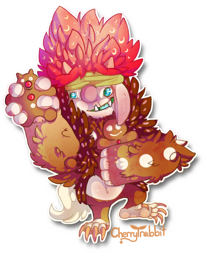 Gingerbread Monster by CherryTrabbit on DeviantArt