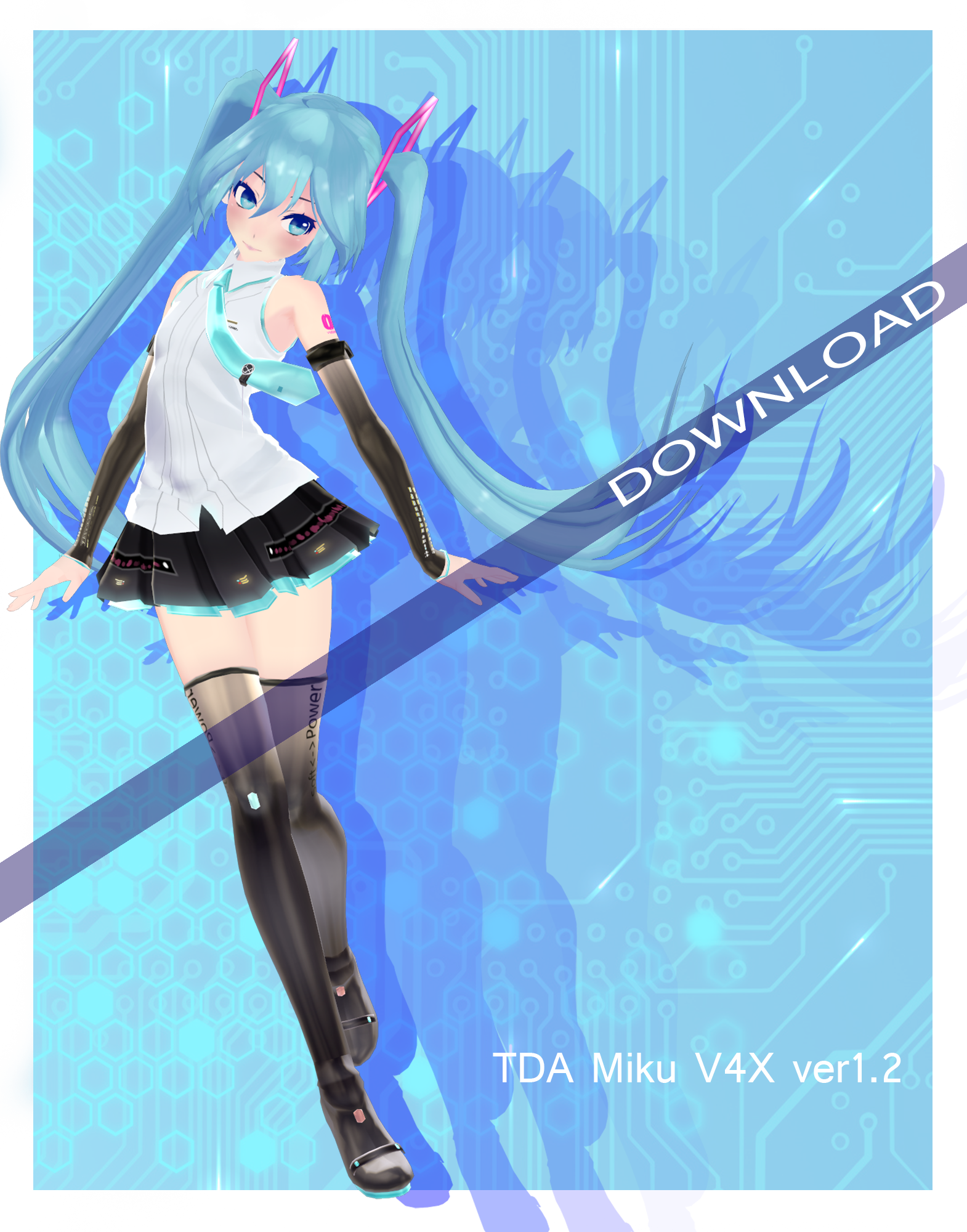Tda Miku V4X (fixed) DOWNLOAD!! 200+ wathcers gift by elzania43 on ...