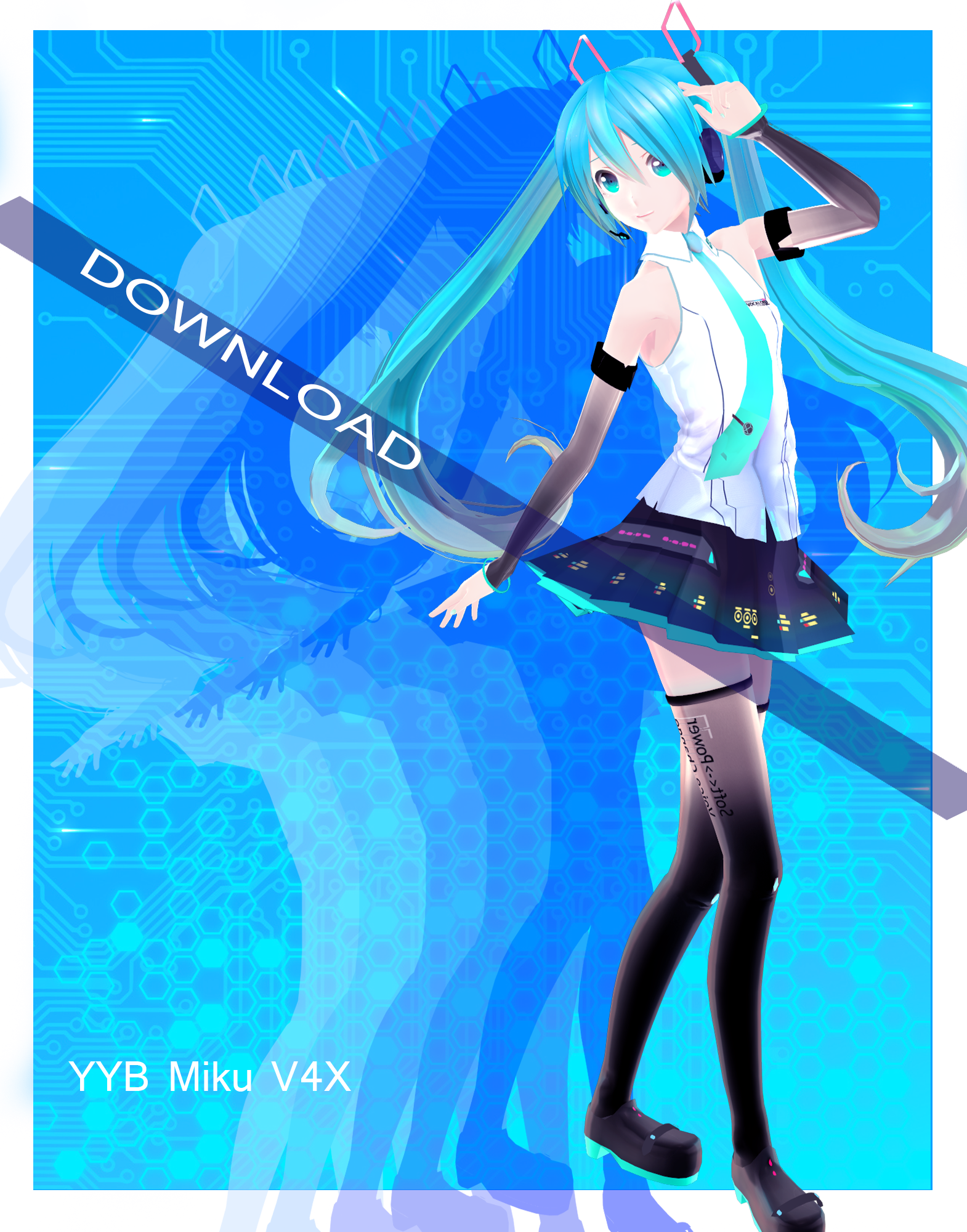 YYB Miku V4X--- DOWNLOAD by elzania43 on DeviantArt