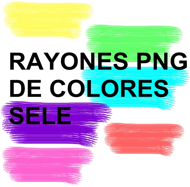 Rayones Png DE COLORES by Bysele12 on DeviantArt