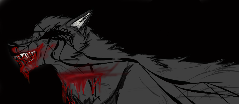 Bleeding wolf by DreamusArtDA on DeviantArt