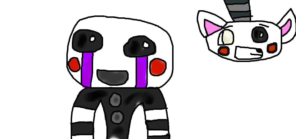 Mangle and puppet by Tabbyhascake123123 on DeviantArt