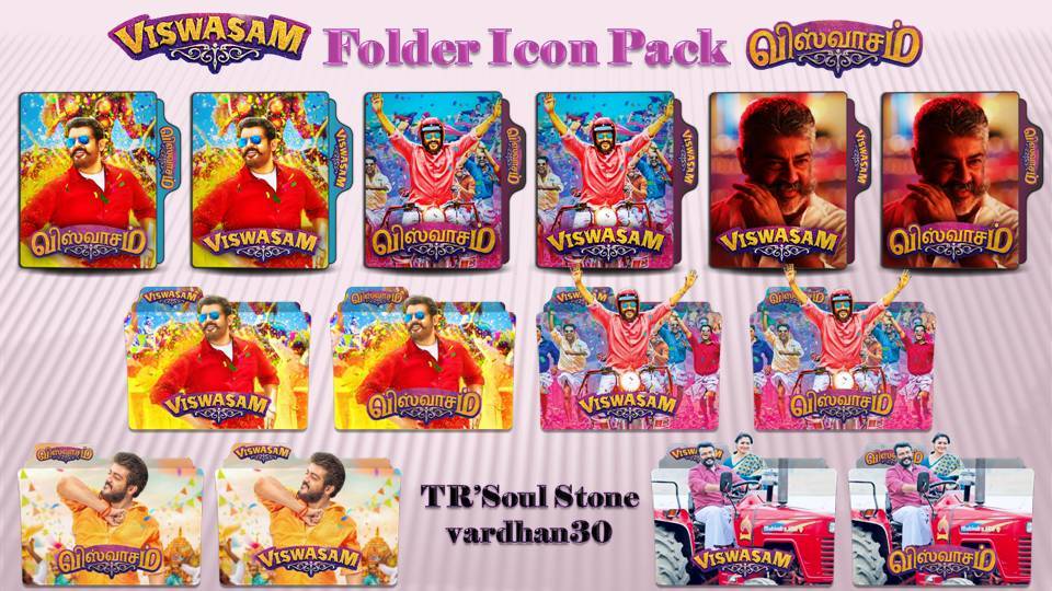 Viswasam (2019) - Thala Ajith - Folder Icon Pack by vardhan30 on DeviantArt