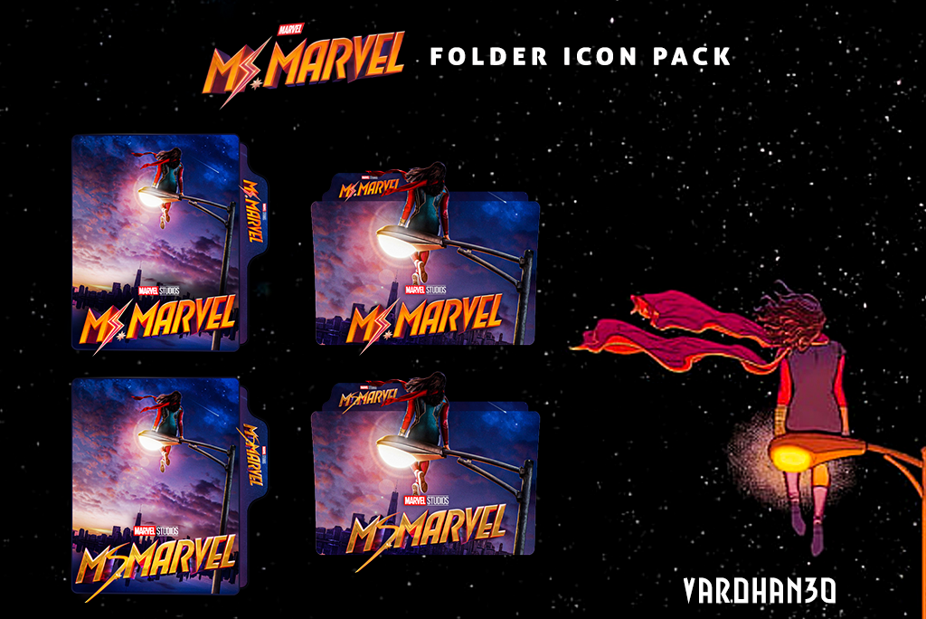 Ms. Marvel (2022) - Series Folder Icon Pack #1 by vardhan30 on DeviantArt
