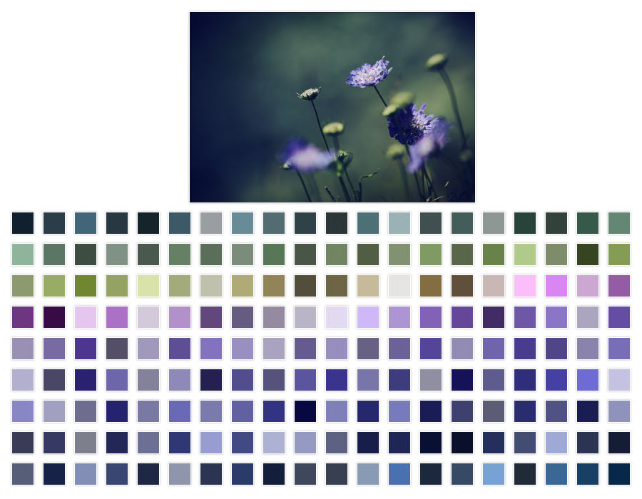 Blue Flowers palette by holyRandom on DeviantArt
