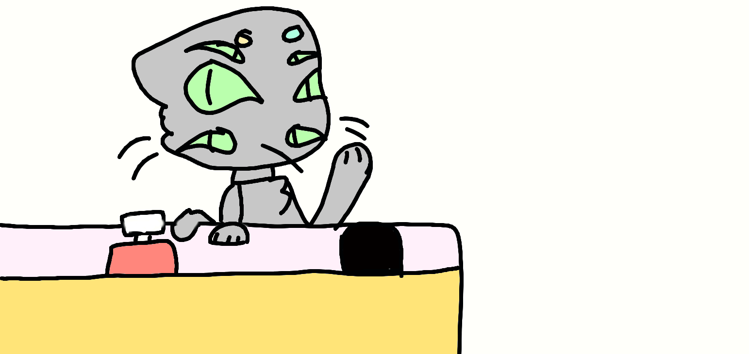 cat cashier by fnaflover35 on DeviantArt