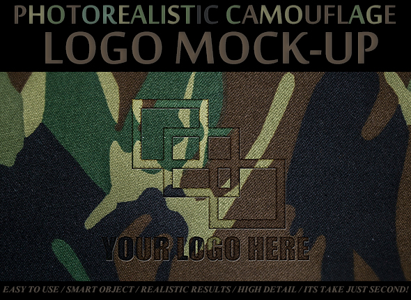 Photorealistic Camouflage LOGO MOCK-UP by ngkamarasev on DeviantArt
