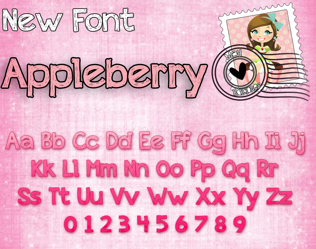New Font Appleberry by DesignsMay on DeviantArt