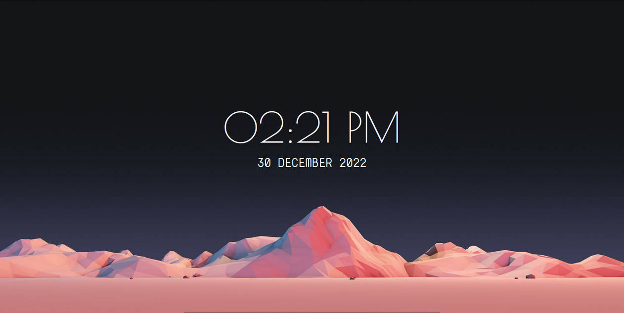Minimal Clock Conky Theme by Thorham2021 on DeviantArt