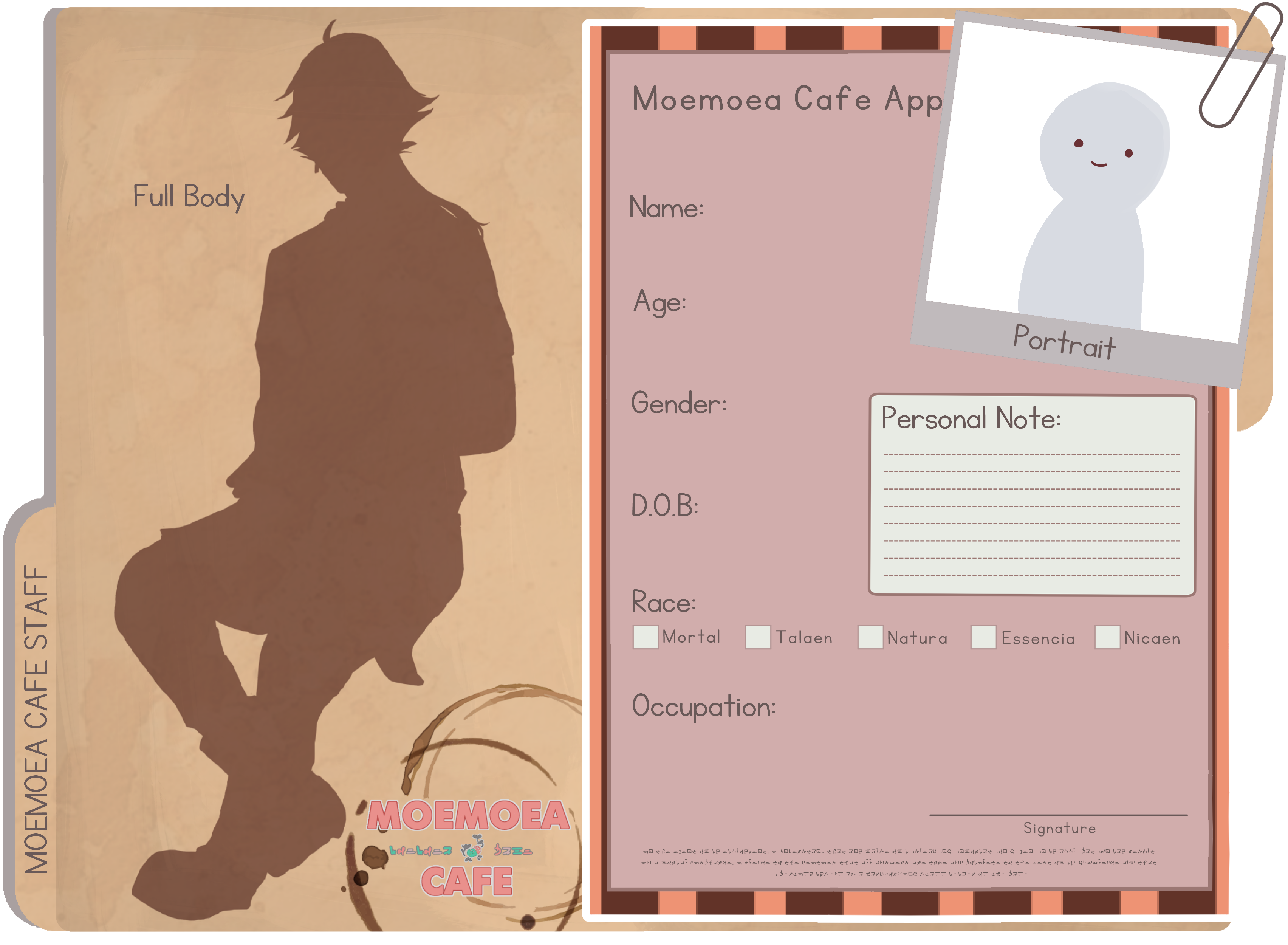 Character Creation|::. – Moemoea Cafe