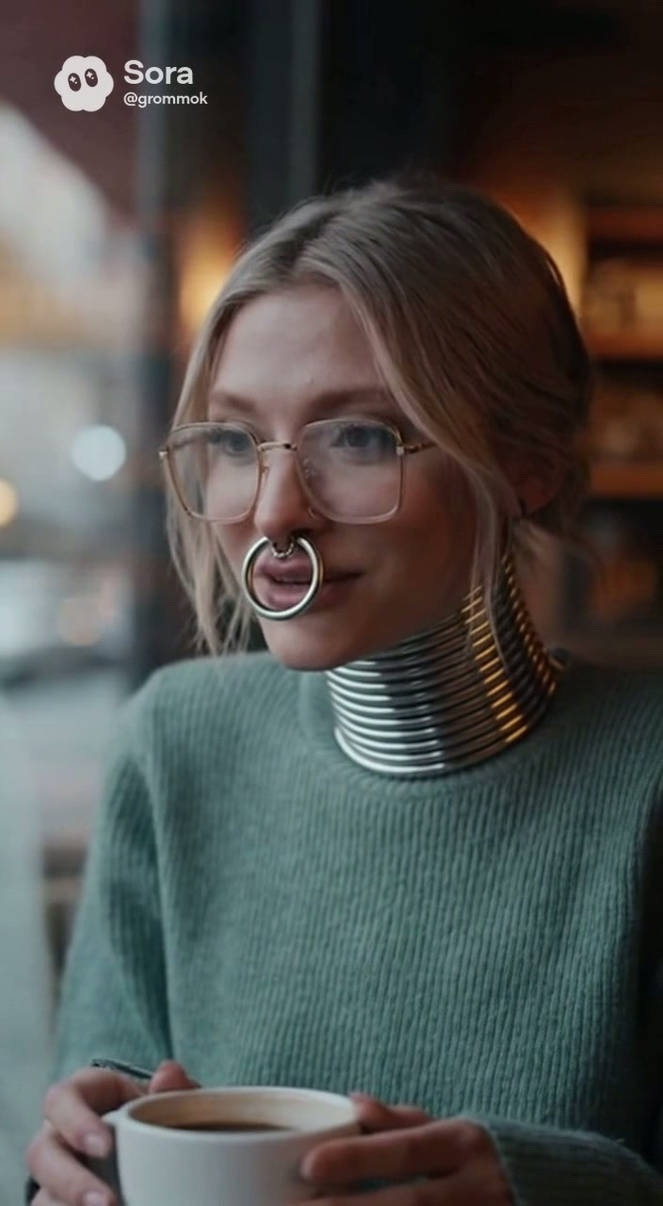 Permanent Septum, Permanent Neck Rings by Gr0mm0k on DeviantArt