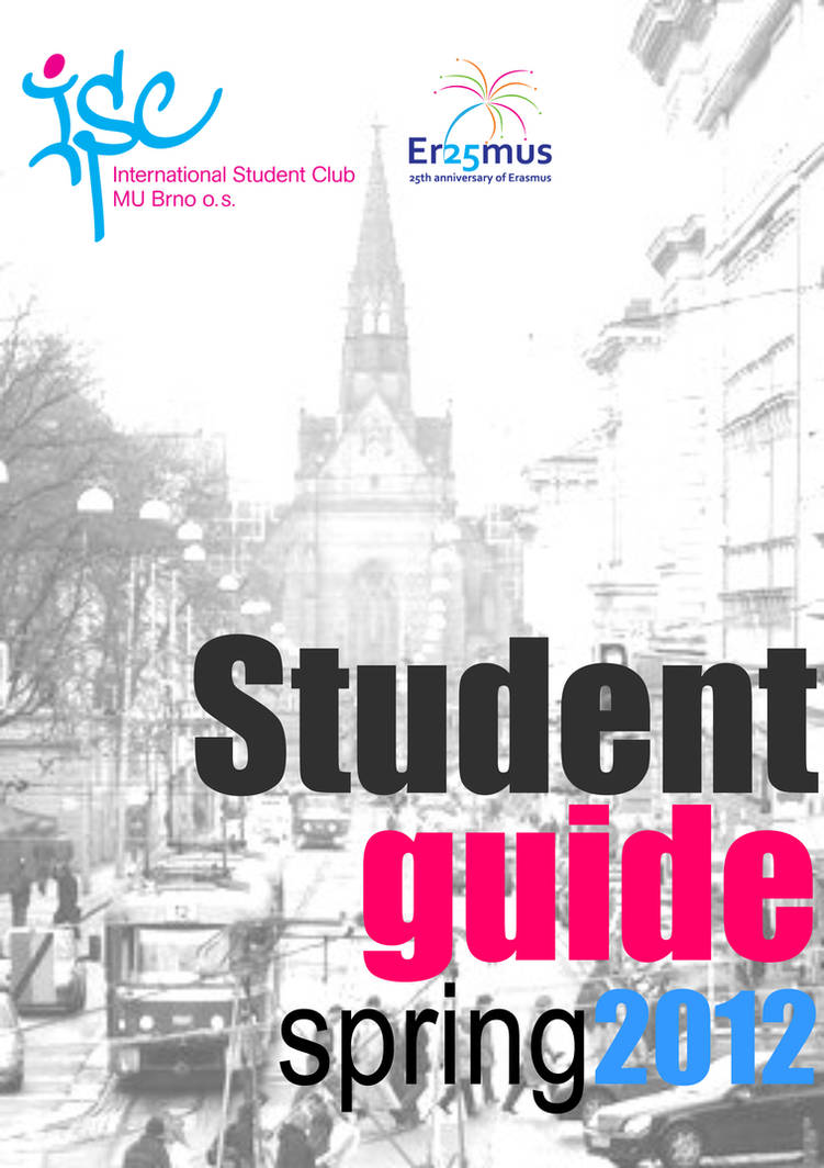 International Students Club Brno, Brochure by pauvavrova on DeviantArt