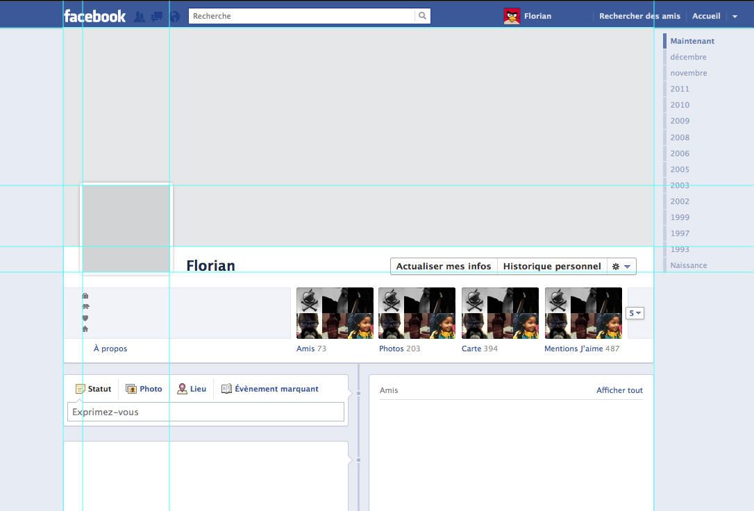 Template Facebook Timeline by Nasrian on DeviantArt