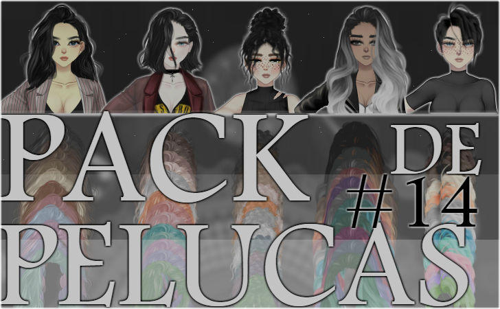 CDM PACK -Pack de pelucas #14 by Yujanitzy on DeviantArt