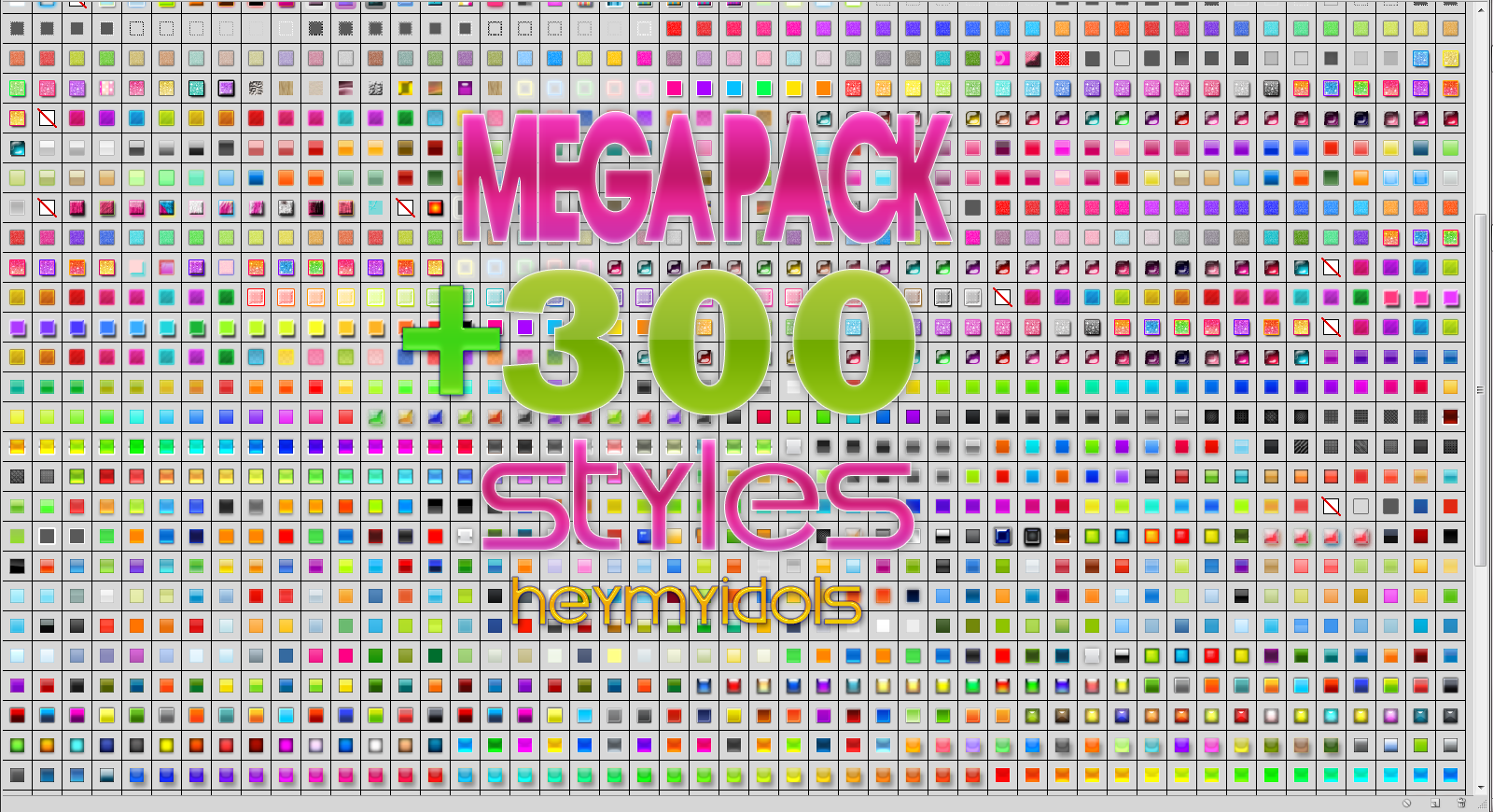 MEGA PACK +300 STYLES PS by heymyidols on DeviantArt