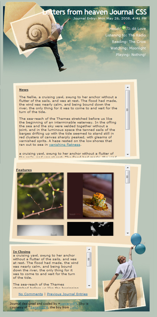 Postcard CSS- Free by vaniergt89 on DeviantArt