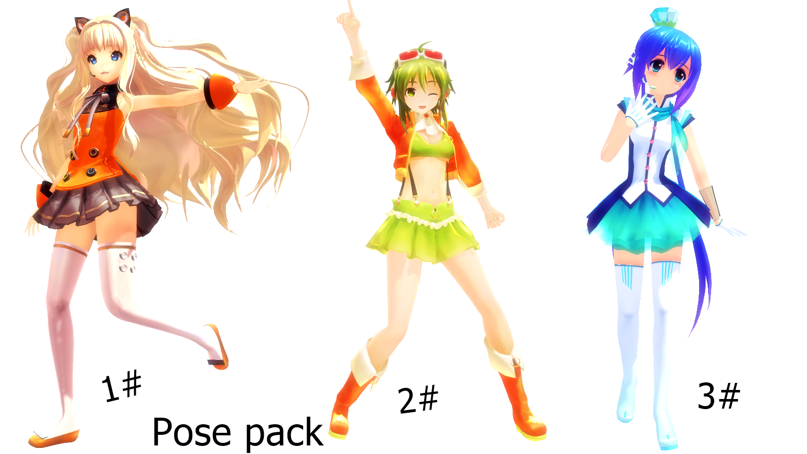 MMD pose pack DL by KimbaJ on DeviantArt