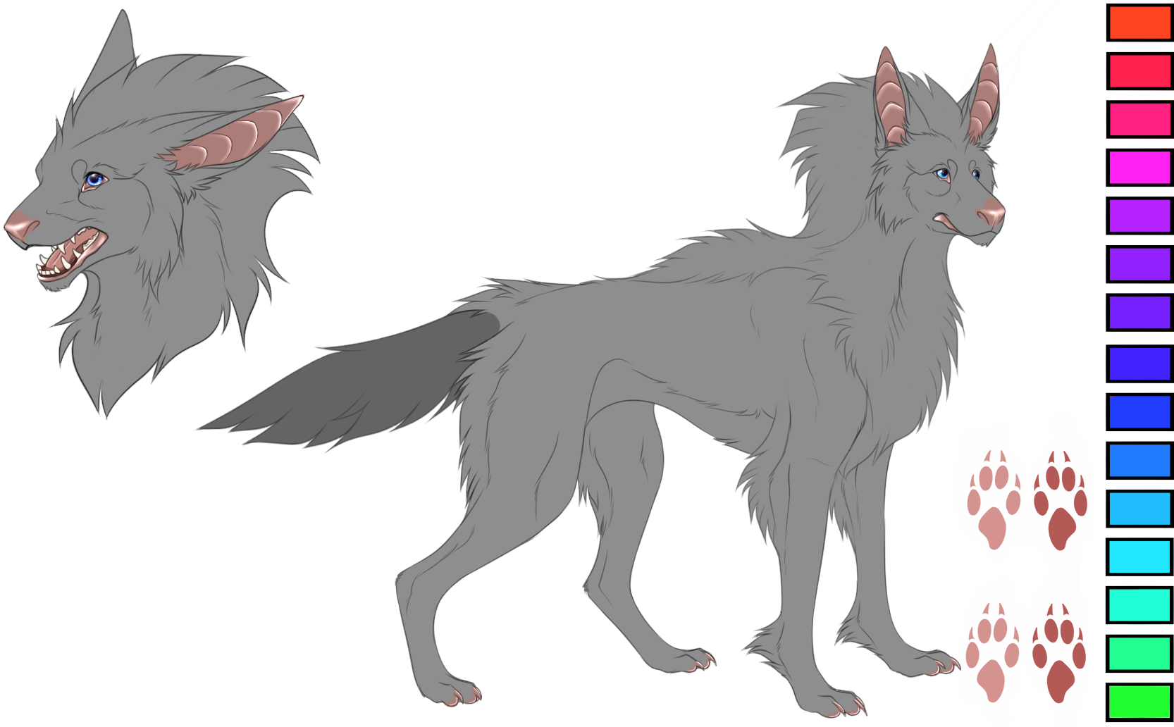 Maned Vesper Reference Sheet ( Free to Use ) by Draconic-King on DeviantArt