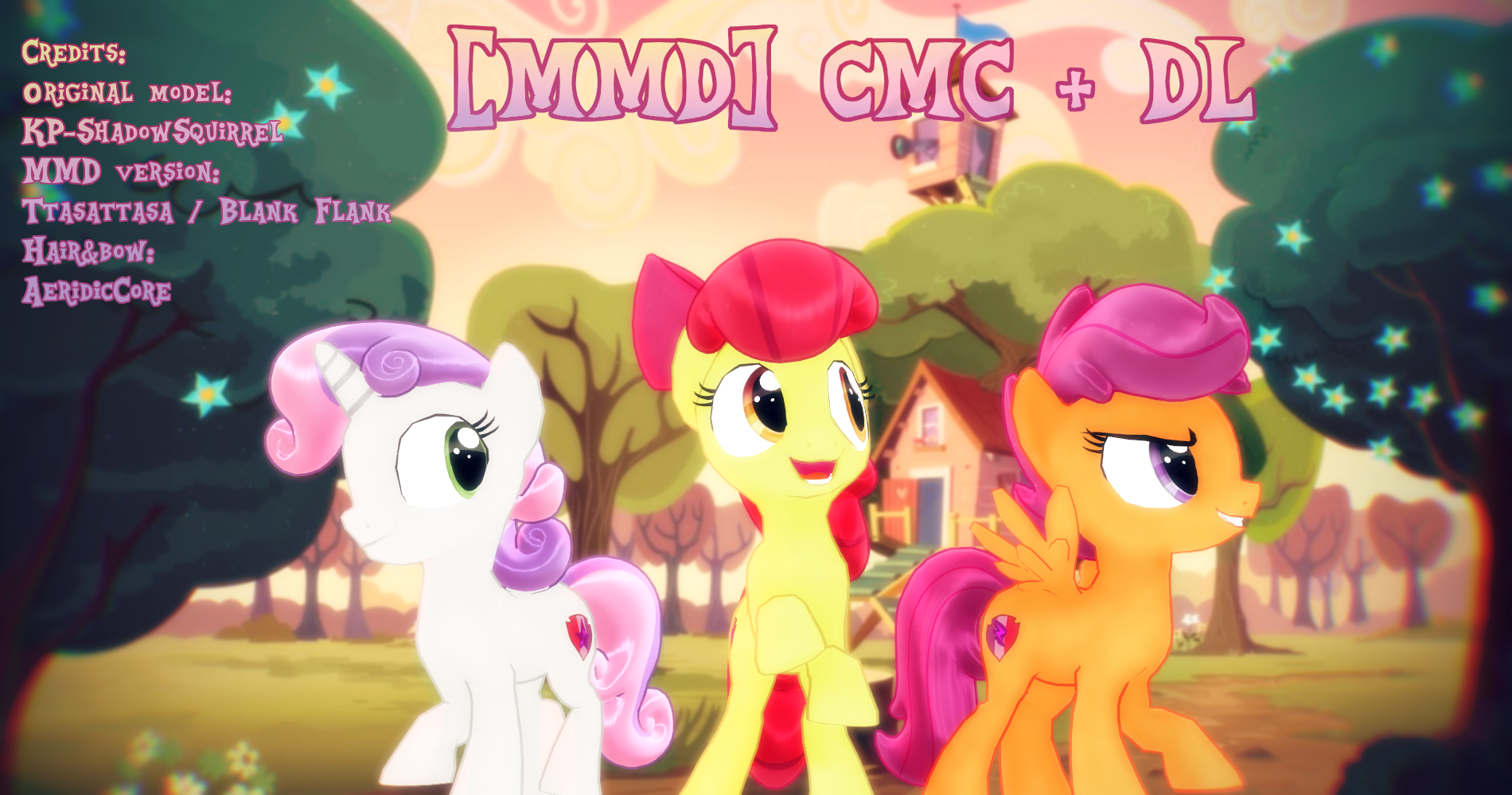 [MMD] Cutie Mark Crusaders + DL by Sparkiss-Pony on DeviantArt