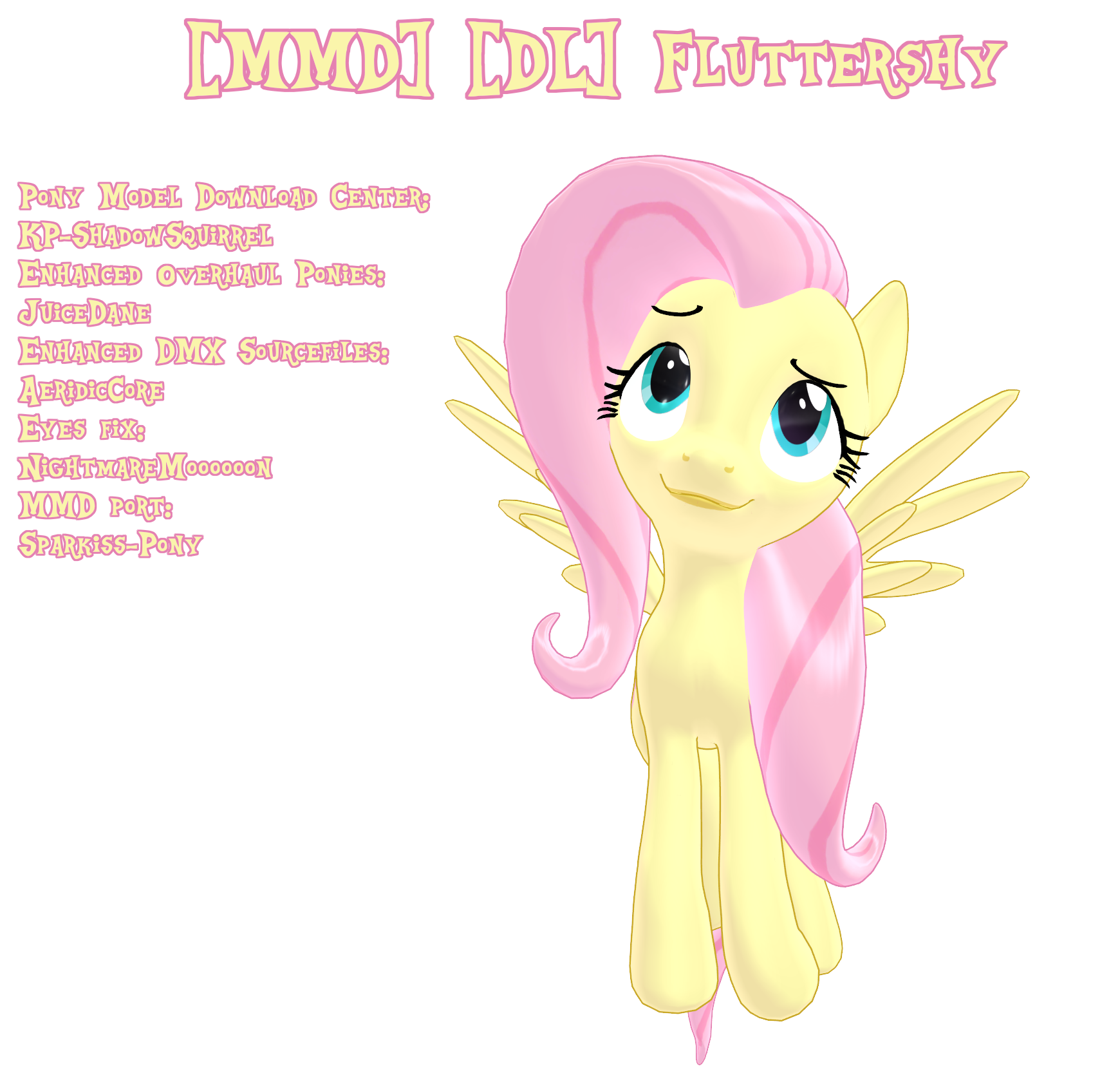 [MMD] [DL] Fluttershy by Sparkiss-Pony on DeviantArt