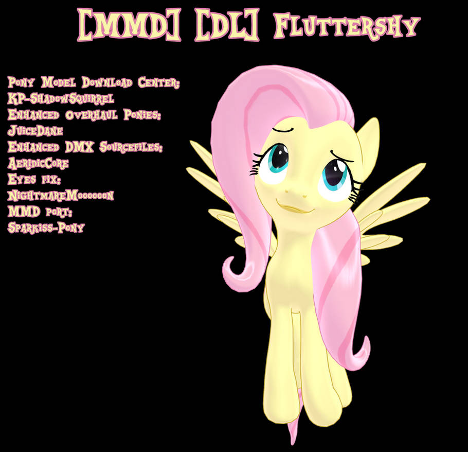 [MMD] [DL] Fluttershy by Sparkiss-Pony on DeviantArt
