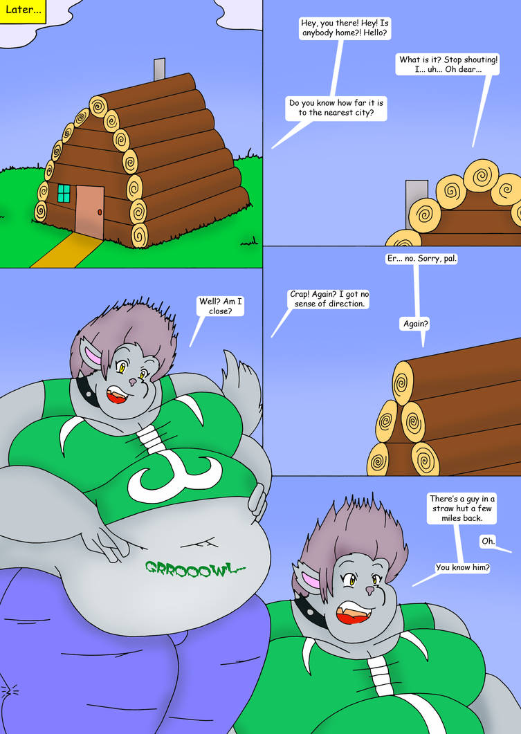 A Wolf Pigs Out. Page 4. by lyeonrye on DeviantArt