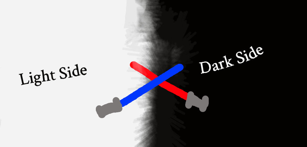Dark Side VS. Light Side by Warrior4Lyfe24 on DeviantArt