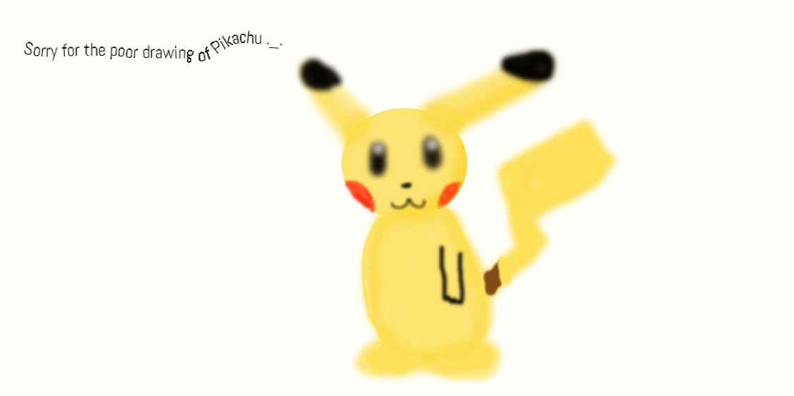 A poor drawing of Pikachu by yaya716 on DeviantArt