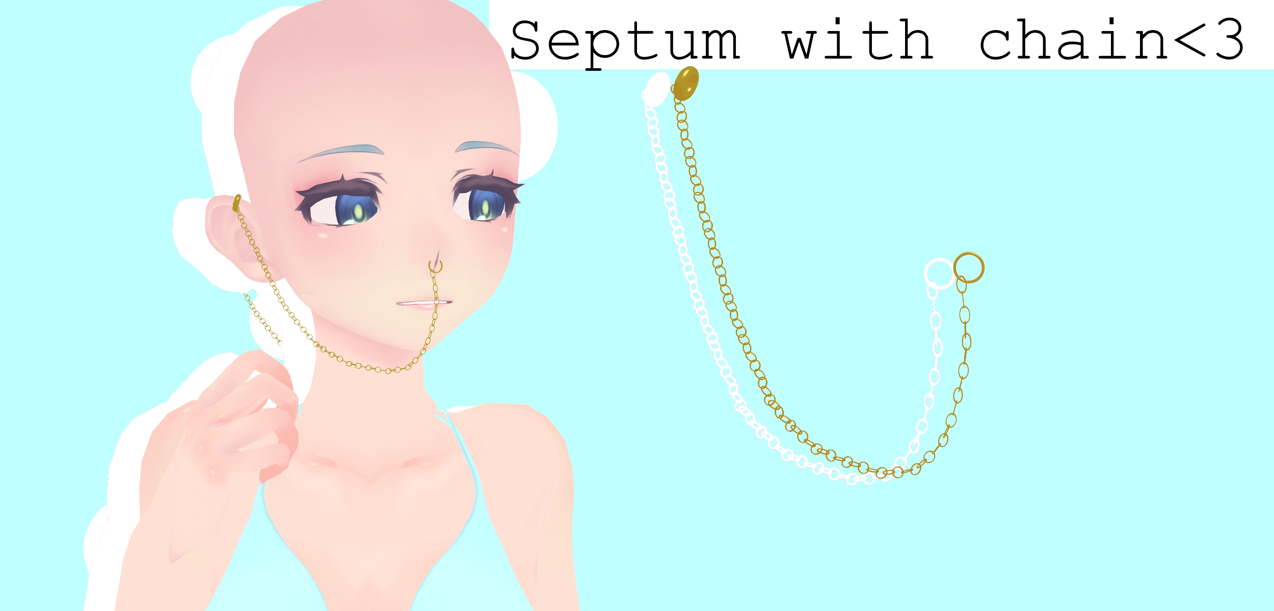 MMD Septum with chain DL by nayabarlaxx on DeviantArt