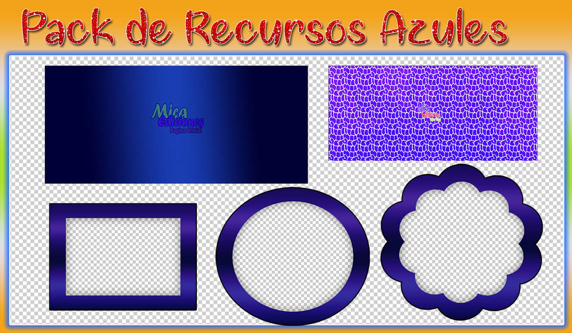 Pack de Recursos Azules by MiicaEdicionesOfc on DeviantArt