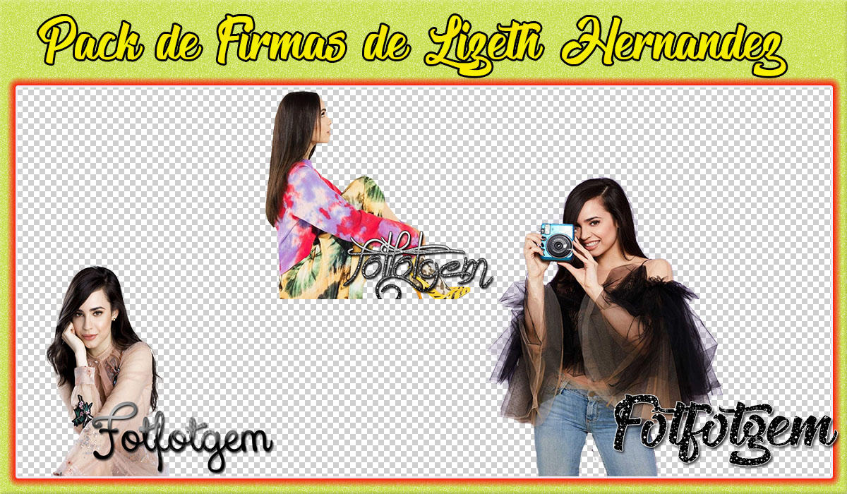 Pack de Firmas Png de Lizeth Hernandez by MiicaEdicionesOfc on DeviantArt