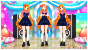 MMD - Teen Elizabeth Afton DL by LlneLi on DeviantArt