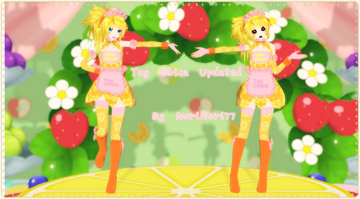 FNAF2 Toy Chica Model DL Updated by NoriNori77 on DeviantArt