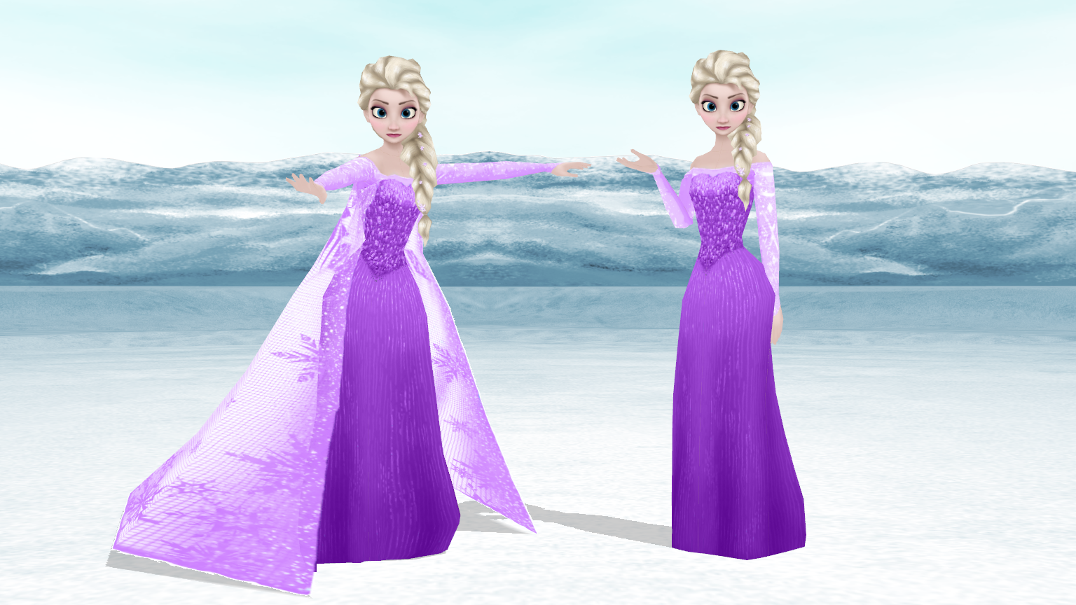 [MMD] Purple Elsa DL by piegirl333 on DeviantArt