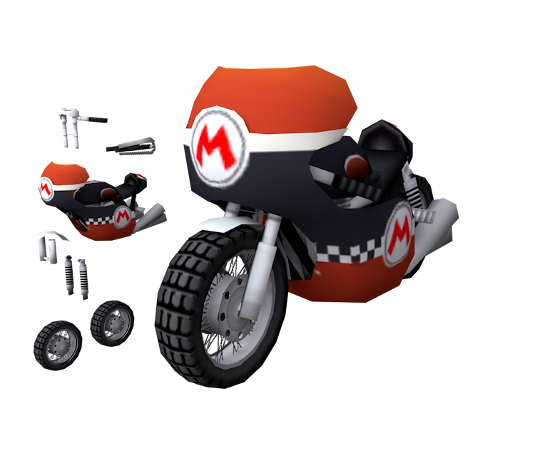 Mach Bike - Mario Kart Wii 3d Model by Itolobosb on DeviantArt