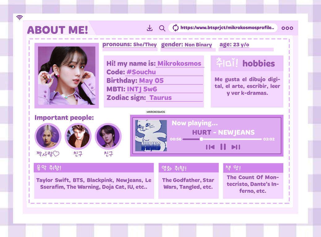 About Me Bts Prjct Psd NO CAMBIAR COLORES by behindtheseoul on DeviantArt