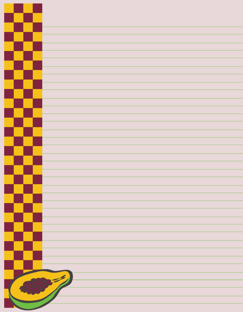 Papaya Letter by AliciaRFlowright on DeviantArt