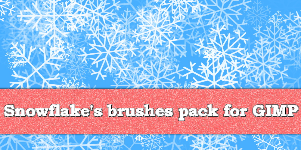 Snowflake Pack for Gimp by MrBeholder on DeviantArt
