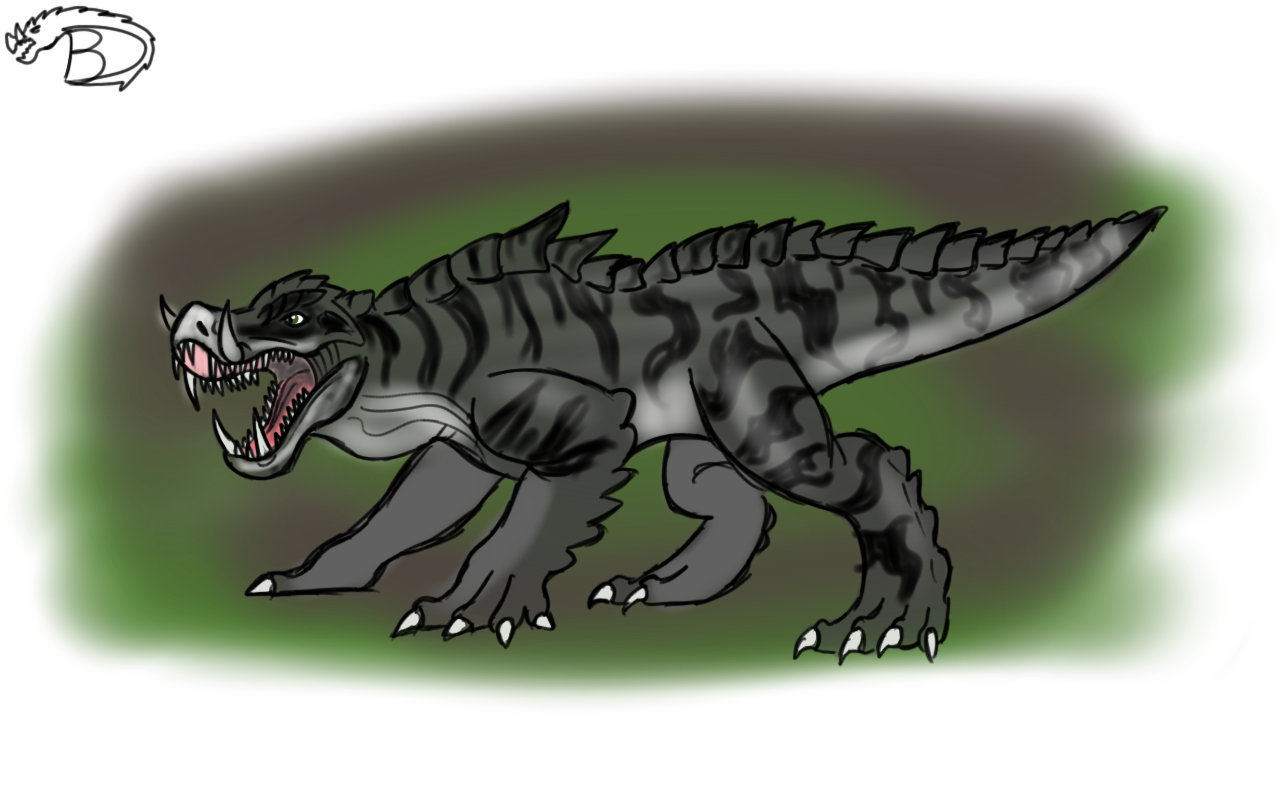 Boar Crocodile by DoodleHappyDavis on DeviantArt